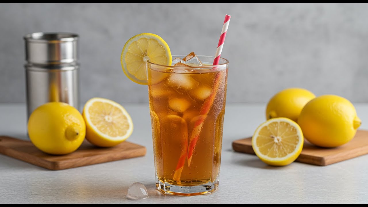 [Recipe #123] - How to Make Lemon Iced Tea Shake - Home Cooking ...
