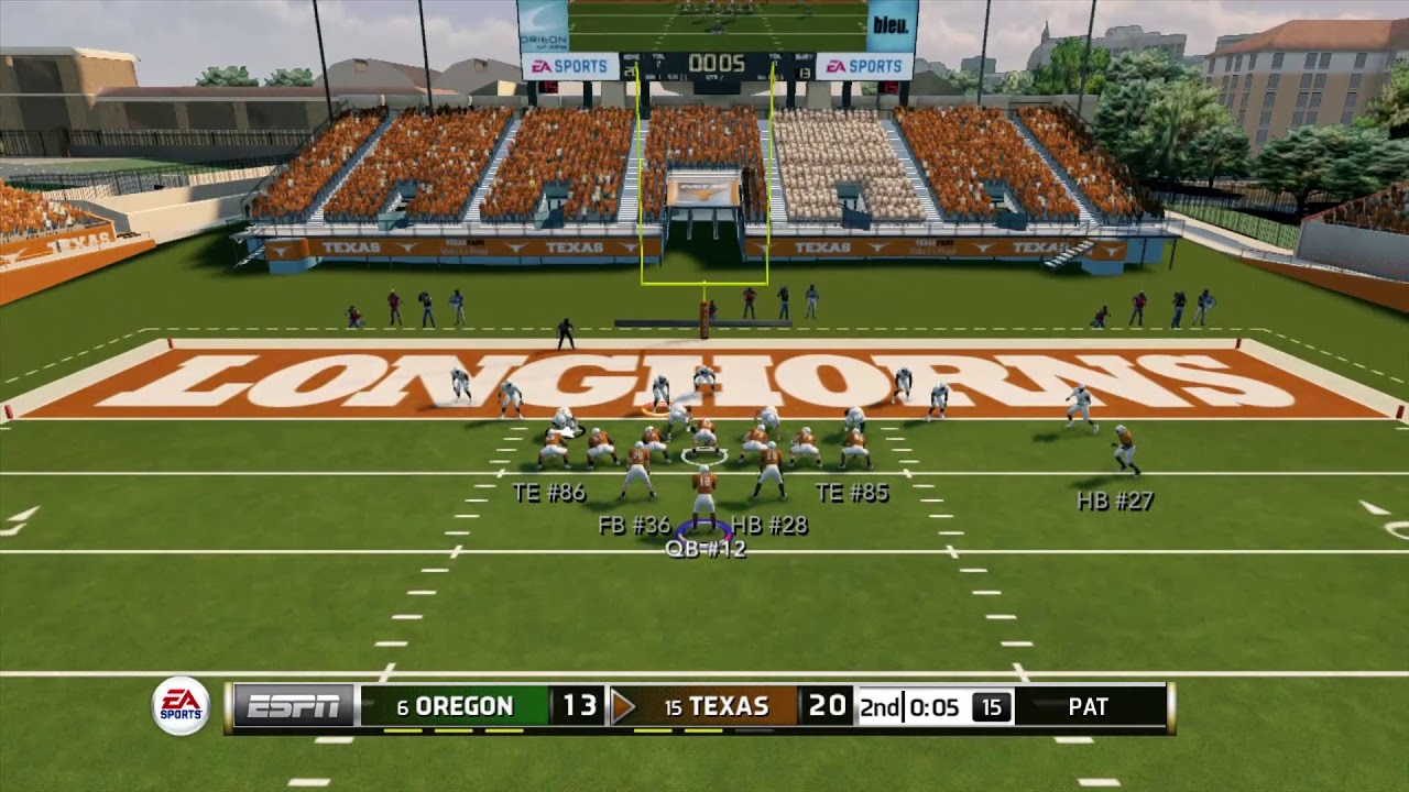 NCAA 14 Ranked Online Texas Vs Oregon - YouTube