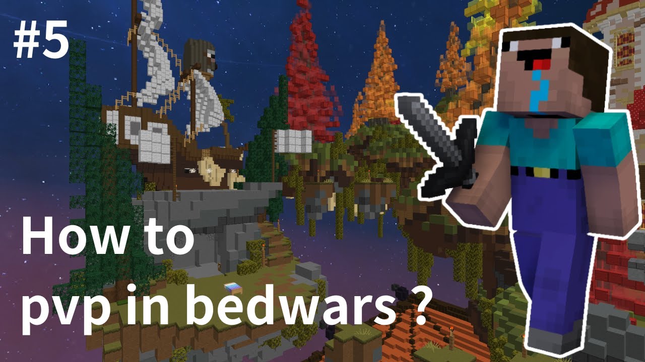 【Minecraft】I play good PvP in Bedwars 2v2v2v2 !【Hypixel Bedwars】#5 ...