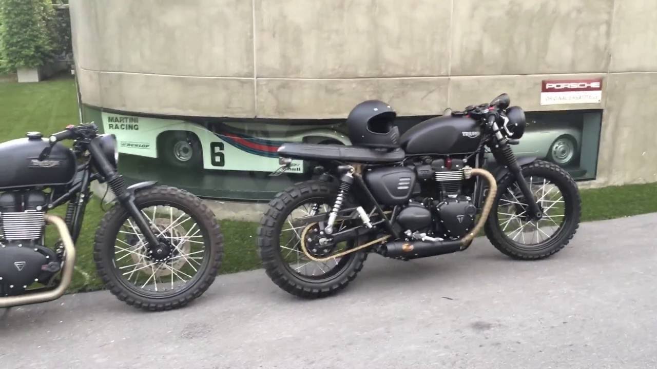 Triumph Street Twin Custom - YouTube