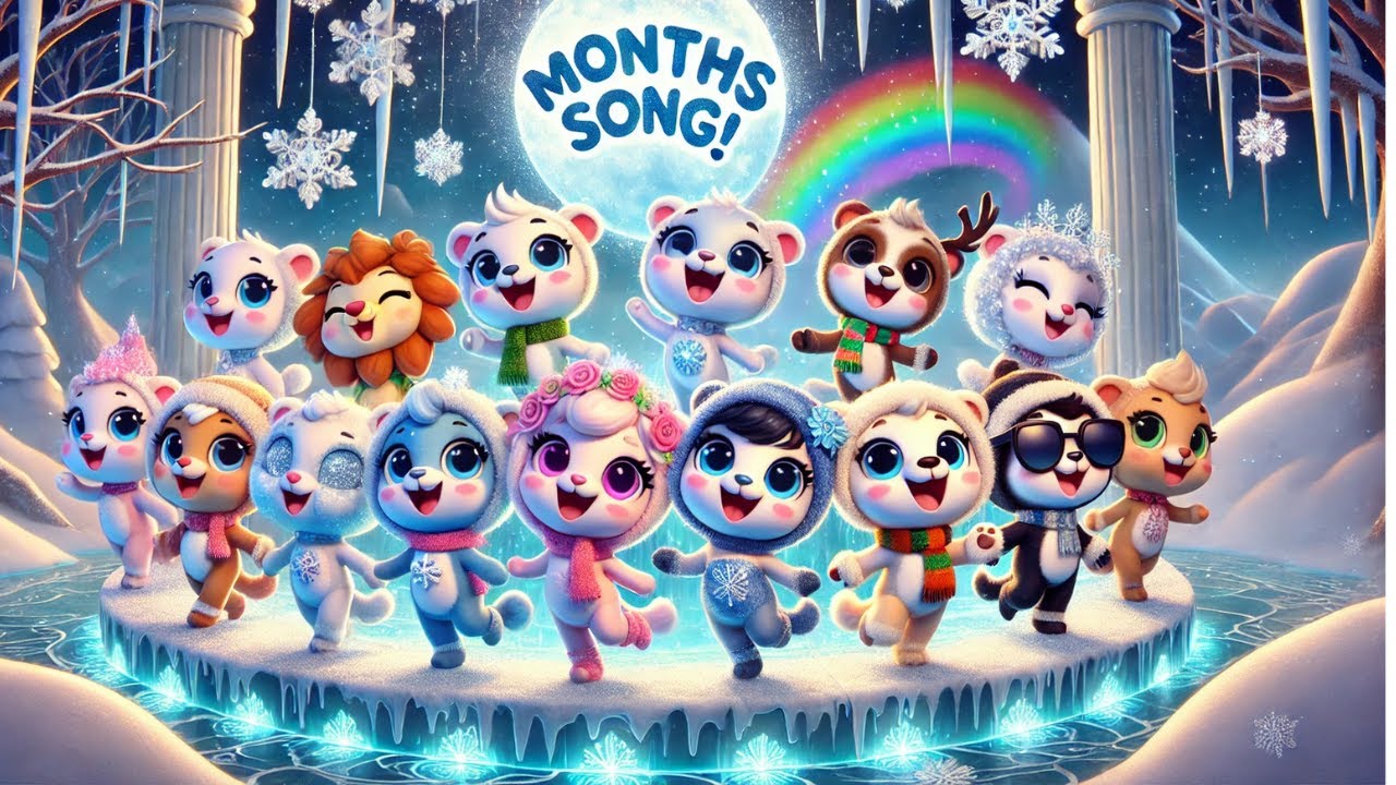 🌟 Months Song for Kids | Fun & Educational Learning Song | Seasons ...