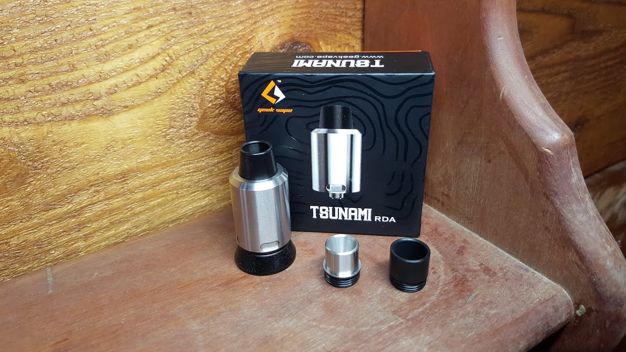 Tsunami RDA GeekVape Velocity style deck - YouTube