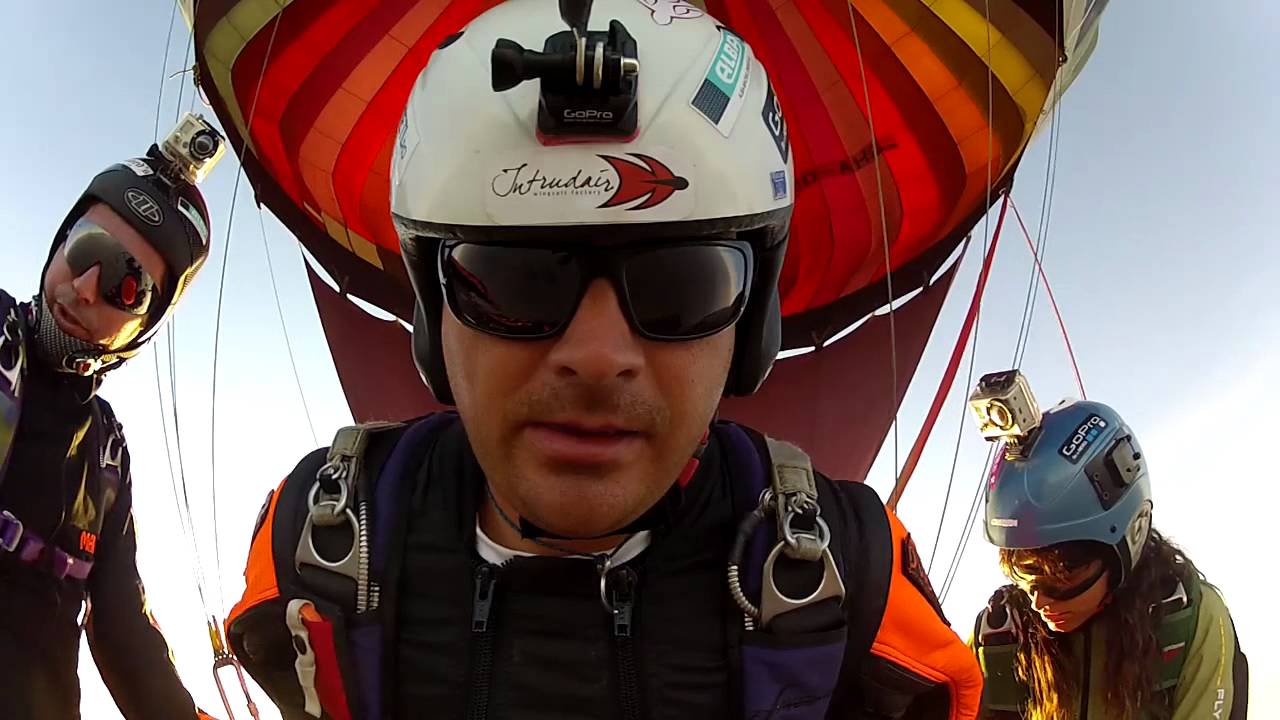 The Baloon Jump at Kiliti Skydive Balaton - YouTube