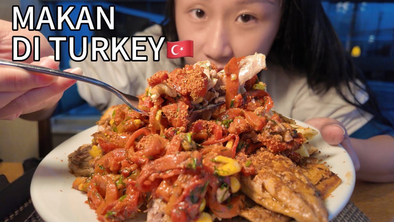 MAKAN IKAN TURKI 🇹🇷😍 BEGINILAH MAKANAN SELAMA DI TURKI #jejezhuang # ...