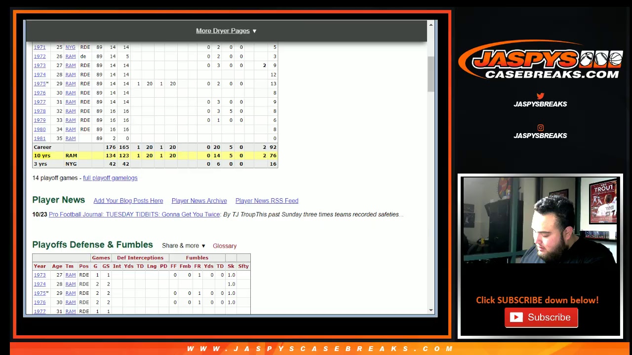 Jaspy's eBay Live Stream - use code EBAY on JaspysCaseBreaks.com for ...