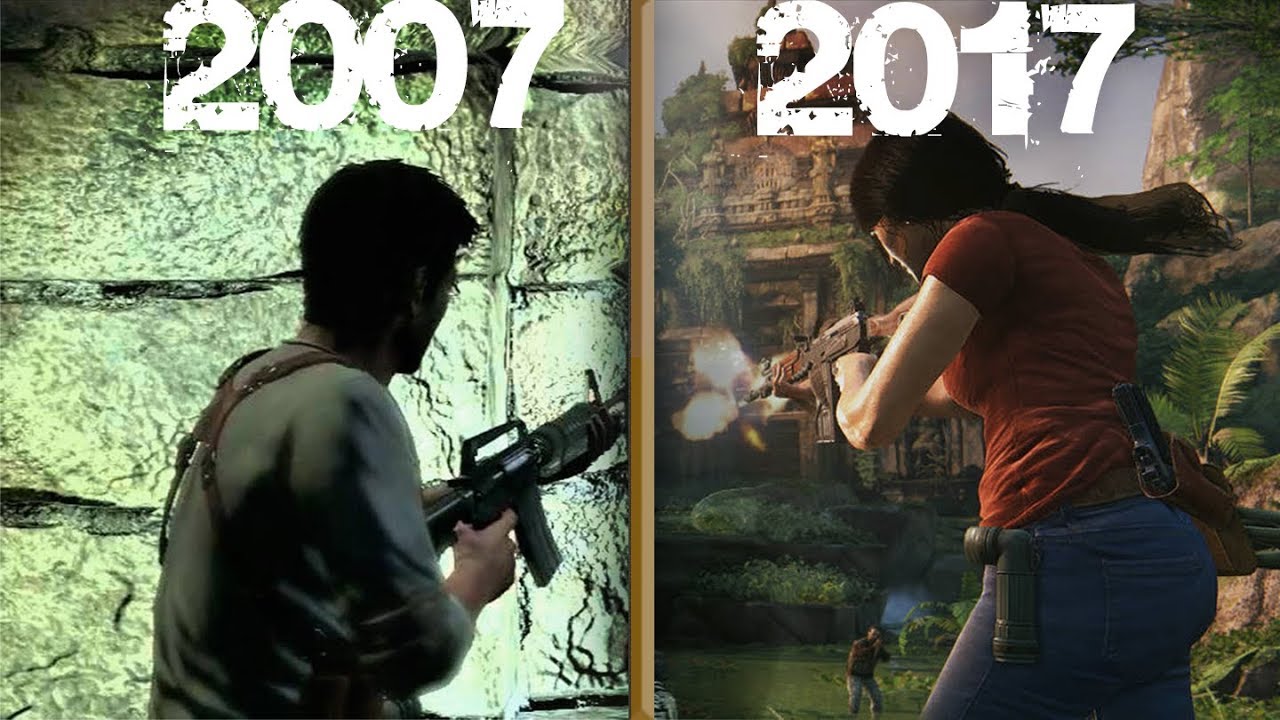 Evolution of Uncharted Games (2007 - 2017) - YouTube