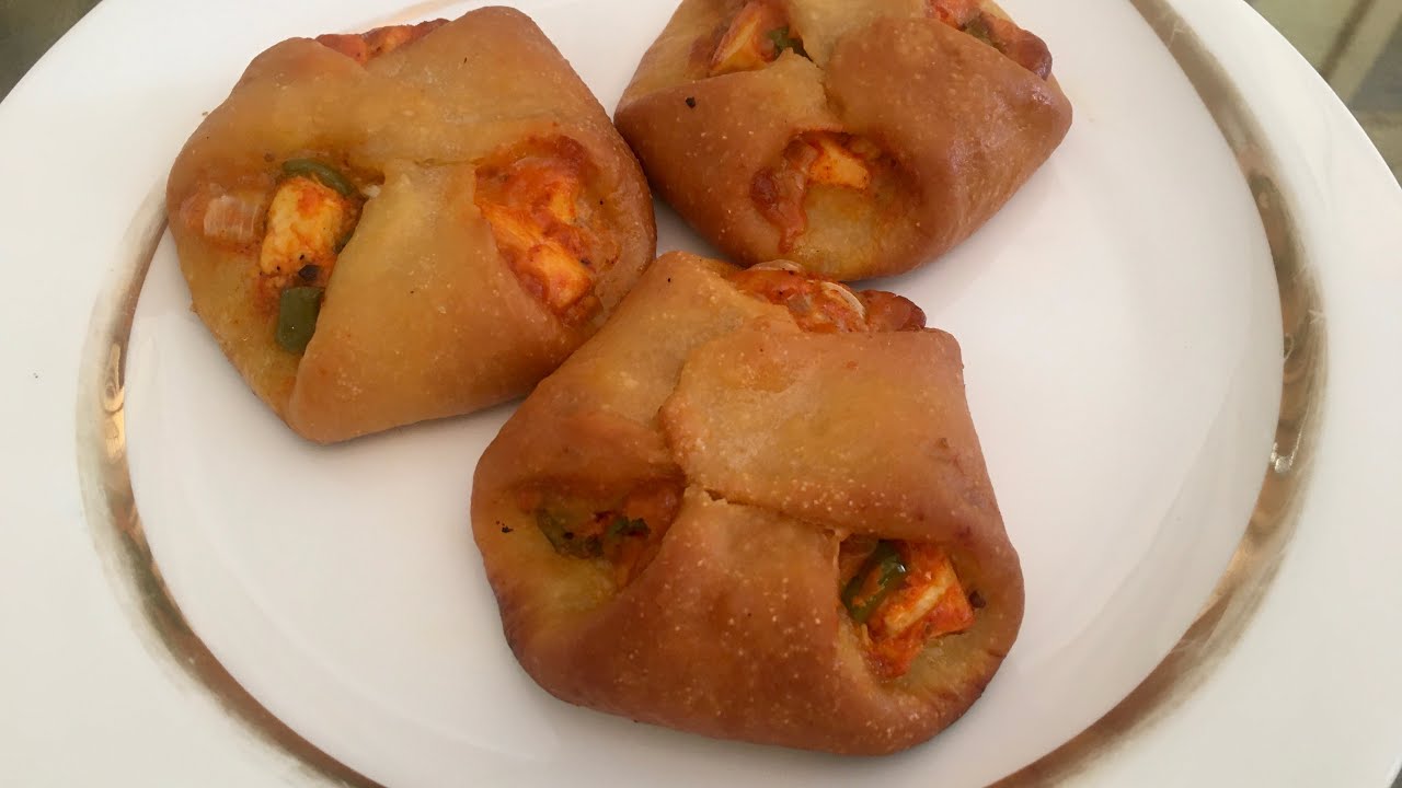 Paneer Tikka Parcel | No Yeast, No Oven Paneer Parcel Recipe |Paneer ...