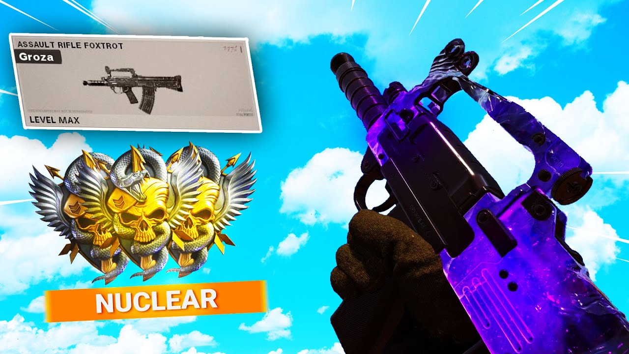 the MAX DAMAGE NO RECOIL "Groza" in Cold War...(Best Groza Class ...