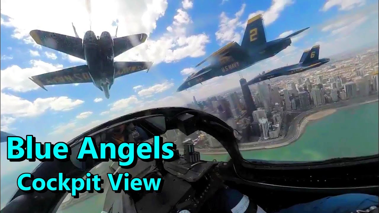 Blue Angels Cockpit View over Chicago 1st Responders & Essential ...