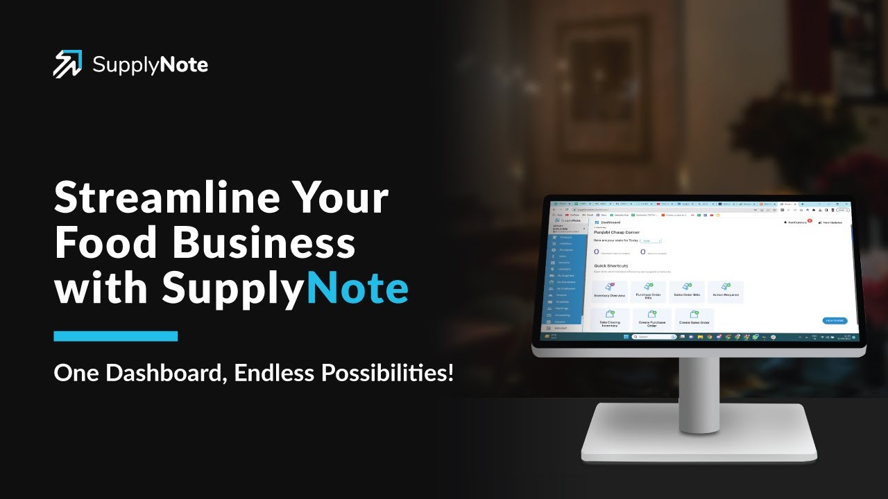 Introduction to SupplyNote || Revolutionize Your Restaurant's Supply ...