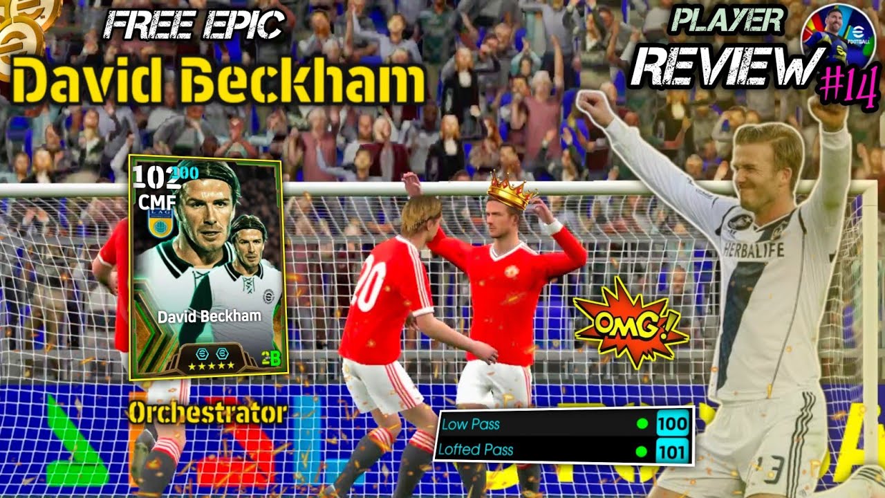 DAVID BECKHAM Detailed Review..💫|The Perfect Player in Efootball?...😬 ...
