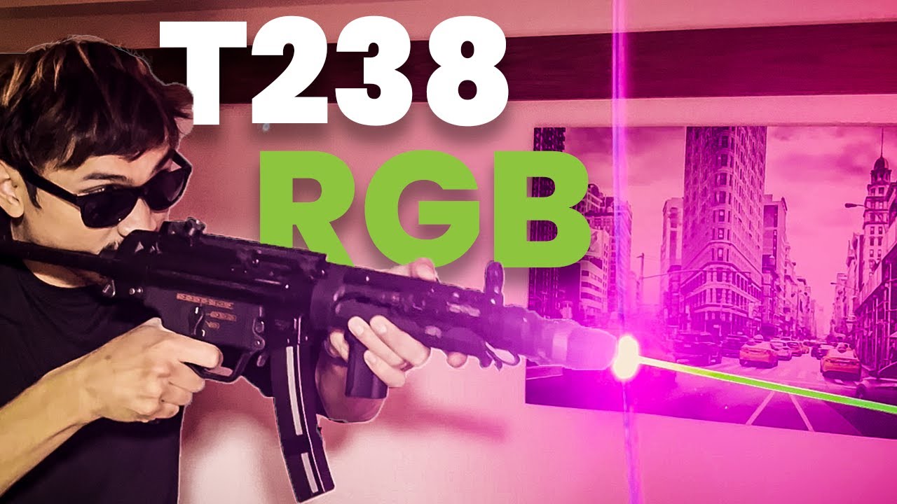 Make your Airsoft gun shoot RAINBOWS! [T238 RGB TRACER] - YouTube