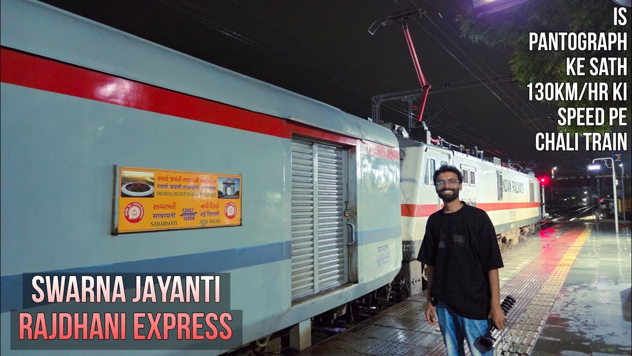 AHMEDABAD RAJDHANI EXPRESS JOURNEY VLOG IN 3 TIER * Ek dam bawal gaddi ...