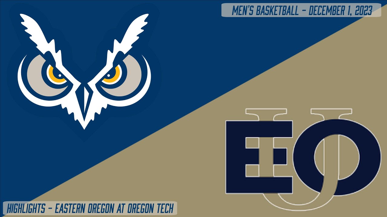 HIGHLIGHTS - MBB: Oregon Tech 84, Eastern Oregon 74 - YouTube