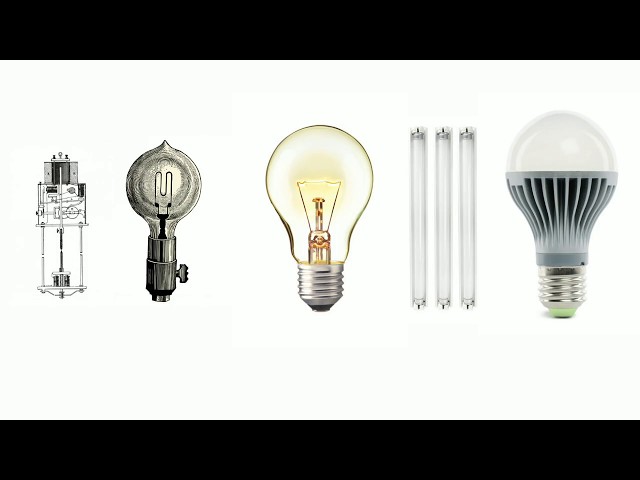 Evolution Of The Light Bulb Bulb History Stock Illustrations – 2,071
