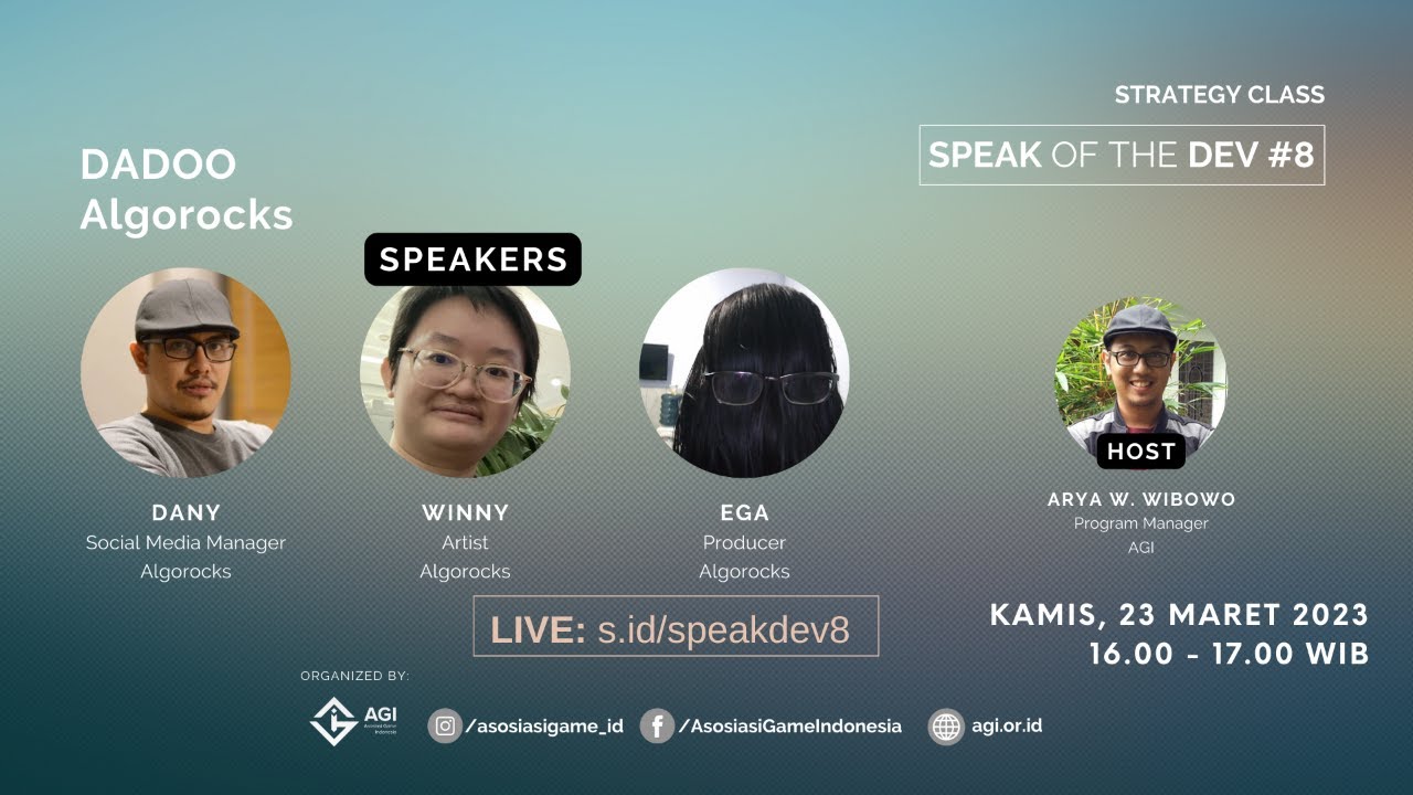 Speak of the Dev #8 - Dadoo (Algorocks) - YouTube