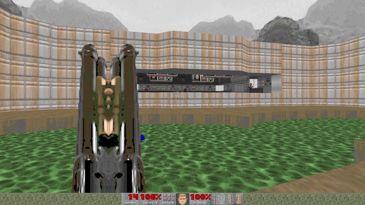 Ultimate DooD (Doom Mod) E1M1: HannaH = Hanger (100%) - YouTube