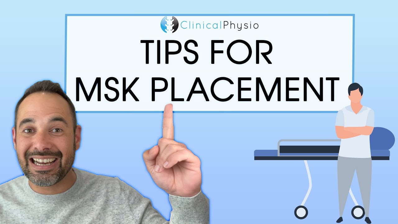 How to ACE your MSK Musculoskeletal Physio Student Placement from ...