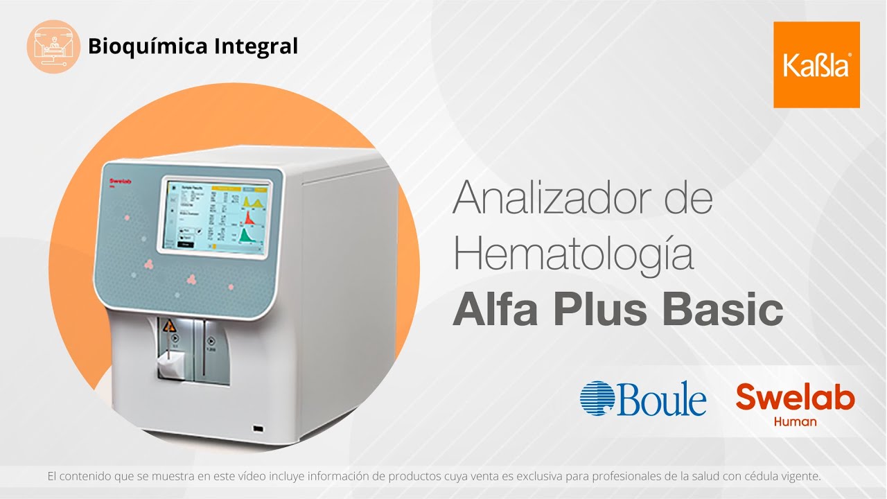 Kabla | Swelab - Analizador Hematológico Alfa Plus Basic | Boule - YouTube