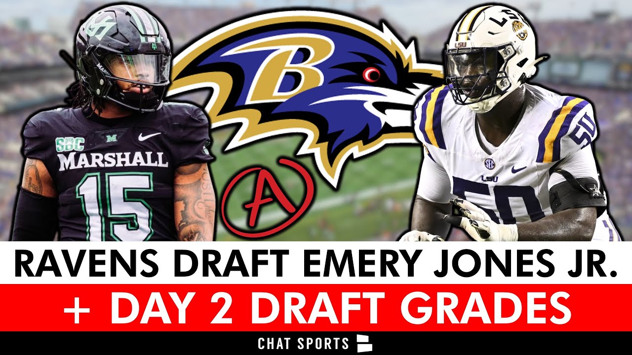 Baltimore Ravens Draft Emery Jones Jr. + Ravens Day 2 NFL Draft Grades ...