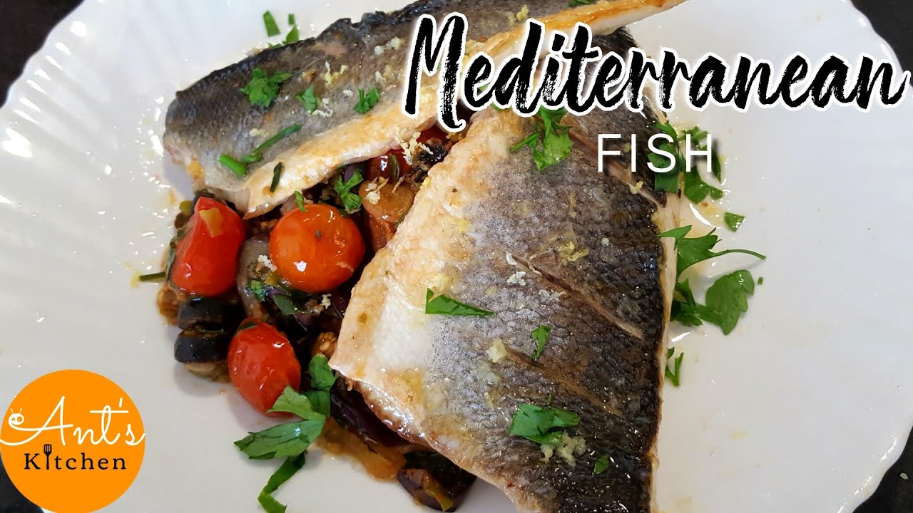 Mediterranean Fish Recipe - Simple and Easy Mediterranean Fish Ready in ...