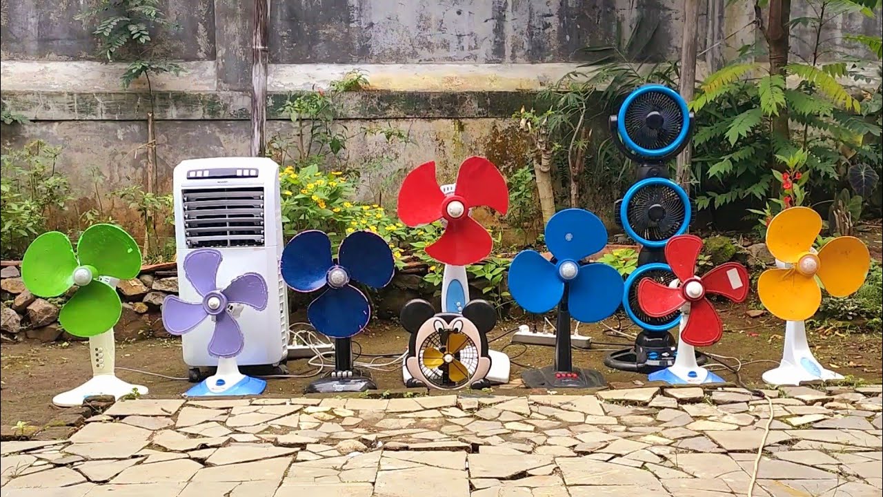kipas angin tower,kipas ac manual,12,16,kipas karakter - YouTube