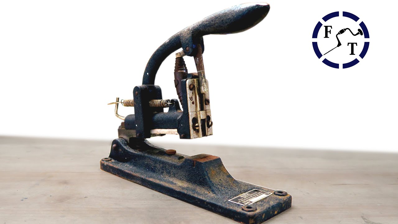 70 Years Old Stapler Restoration - YouTube