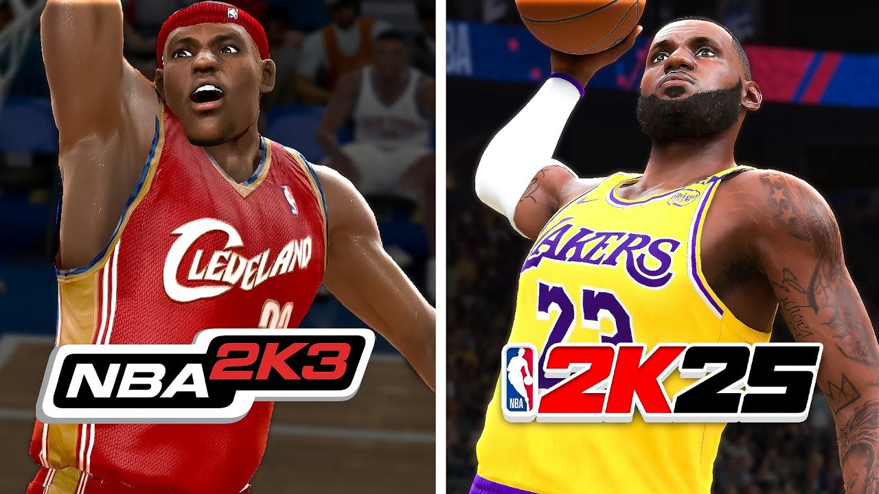 Dunking With Lebron James in Every NBA 2K! - YouTube