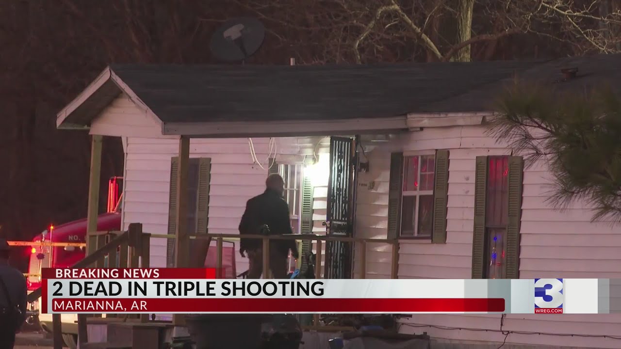Two dead in triple shooting in Marianna, Ark - YouTube