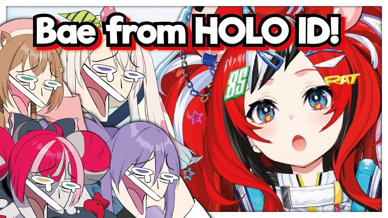 ID Girls when Bae introduce herself as "HOLO ID GEN 4" - YouTube