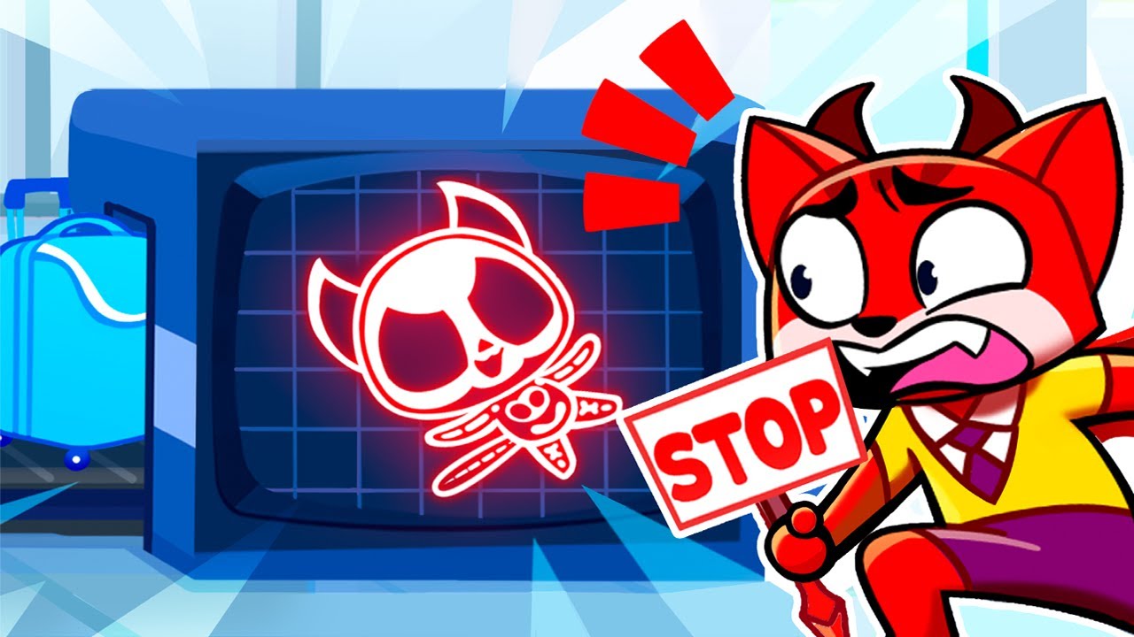 😈Demon X-Ray In The Airport😈Safety Rules For Kids || Toddler Video by ...