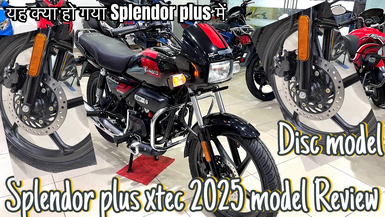 New Splendor xtec Disc brake 2025 new model|new launch on price 🔥Bs6 ...