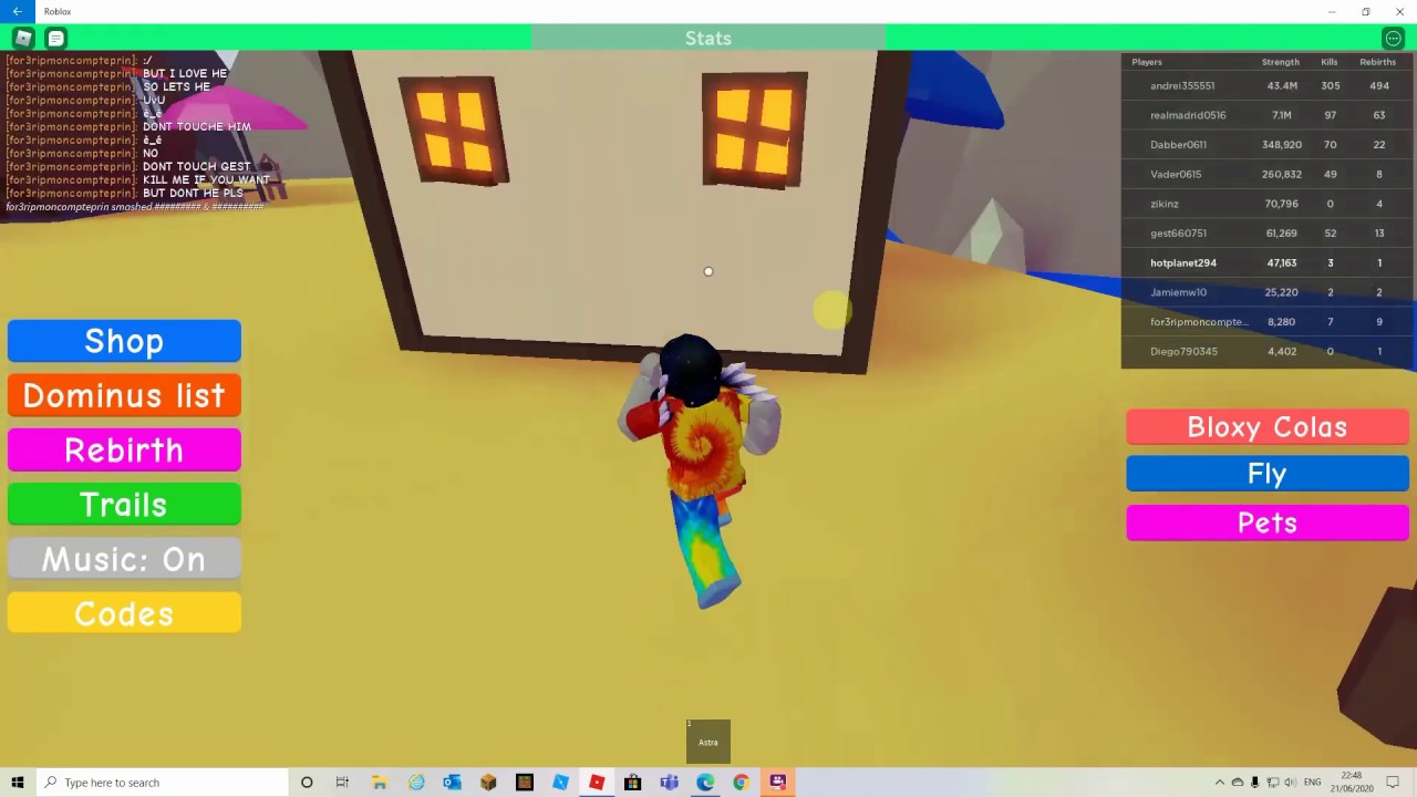 Roblox lifting simulator - YouTube