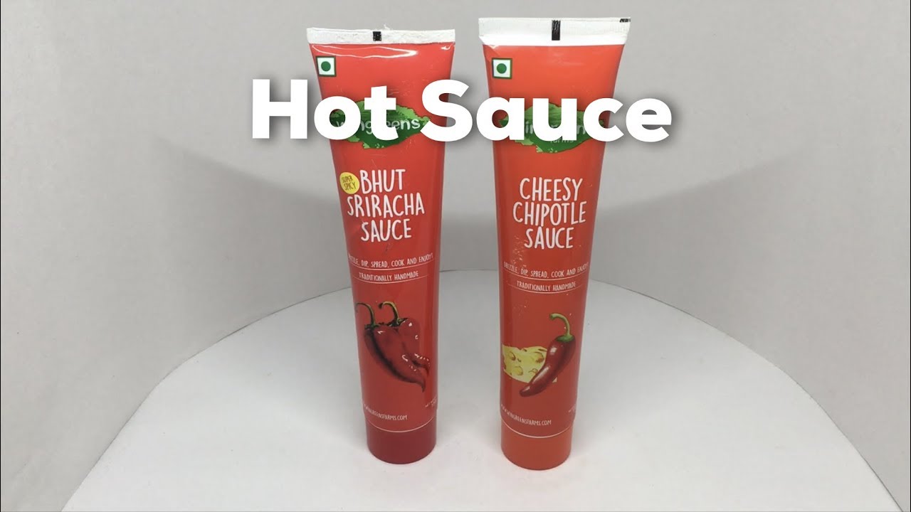 Wingreens Farms Bhut Sriracha & Cheesy Chipotle Sauce - YouTube
