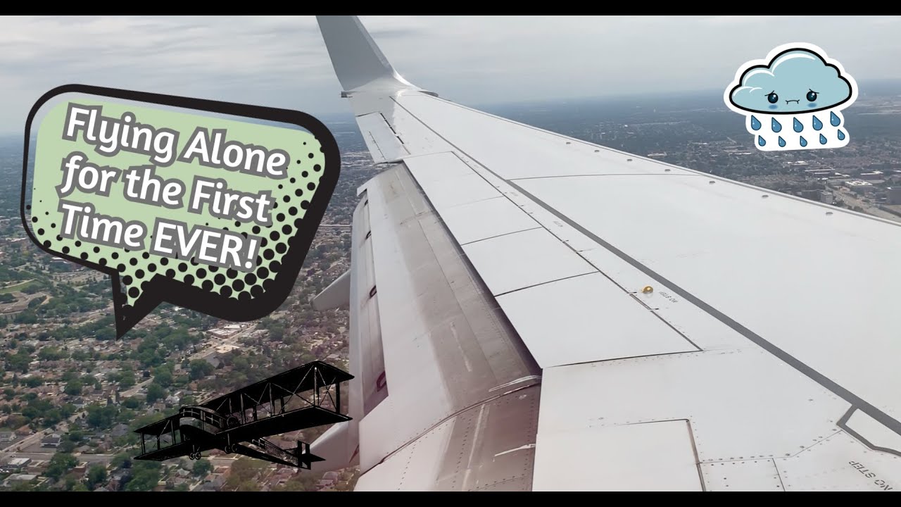 FLYING ALONE FOR THE FIRST TIME! | Vlog - YouTube
