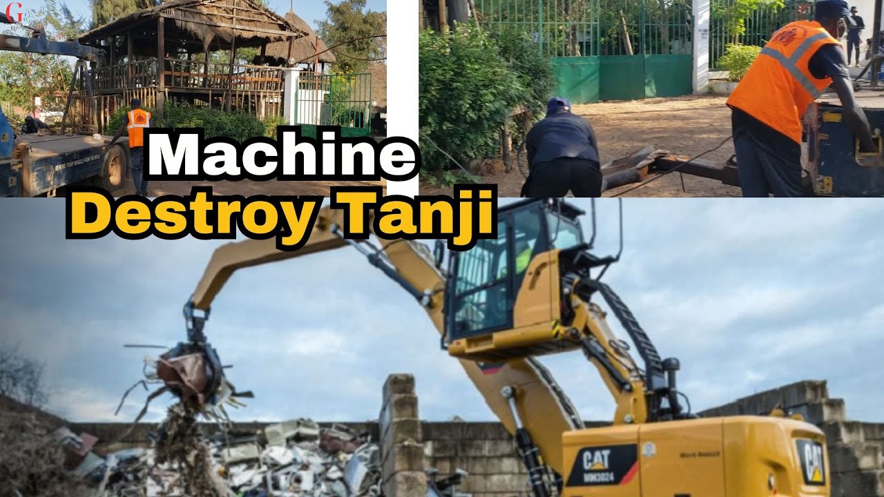 Demolition Machine Destroyed TANJI - YouTube