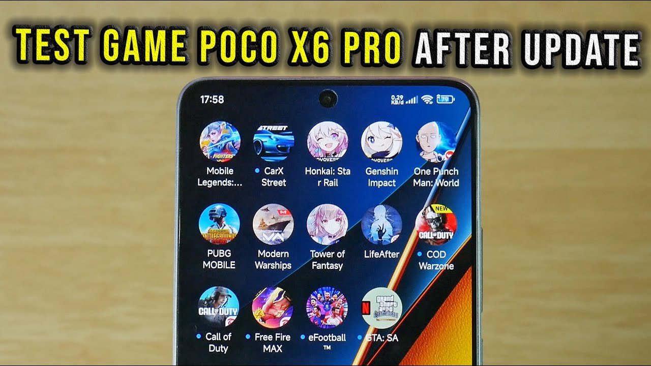 Test Game POCO X6 Pro New Update Hyper OS | Gaming Berat Libas Rata ...