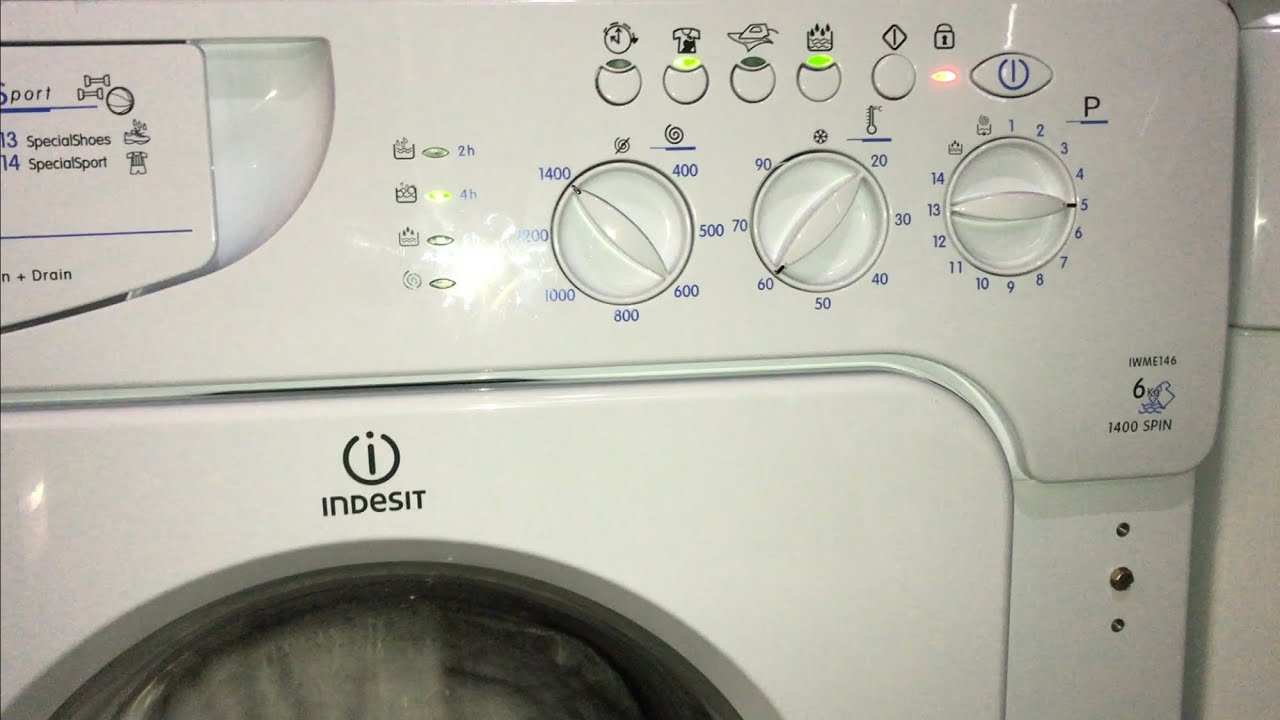Indesit IWME146 - old videos - YouTube