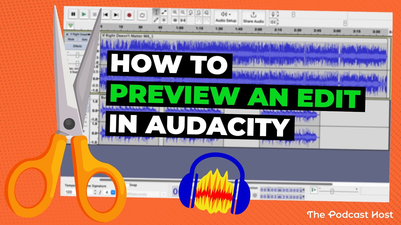 How to preview Audacity edits before committing - YouTube