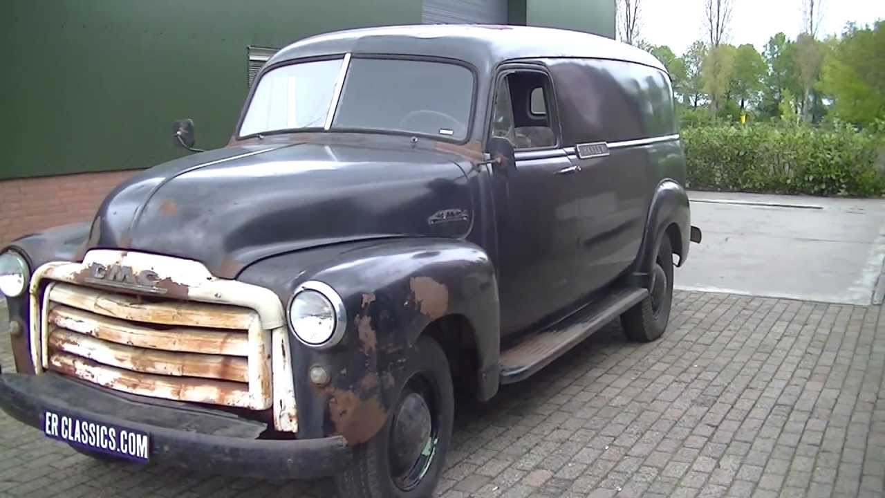 GMC Panel delivery Van Hanley 1952 restorationproject - www.ERclassics ...