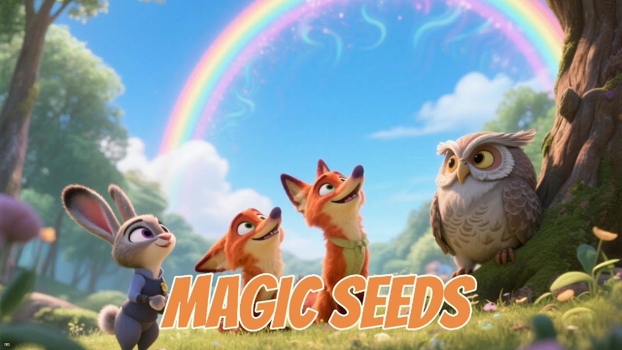 Pip and the Rainbow Seeds 🌈 A Magical Story About Sharing - YouTube