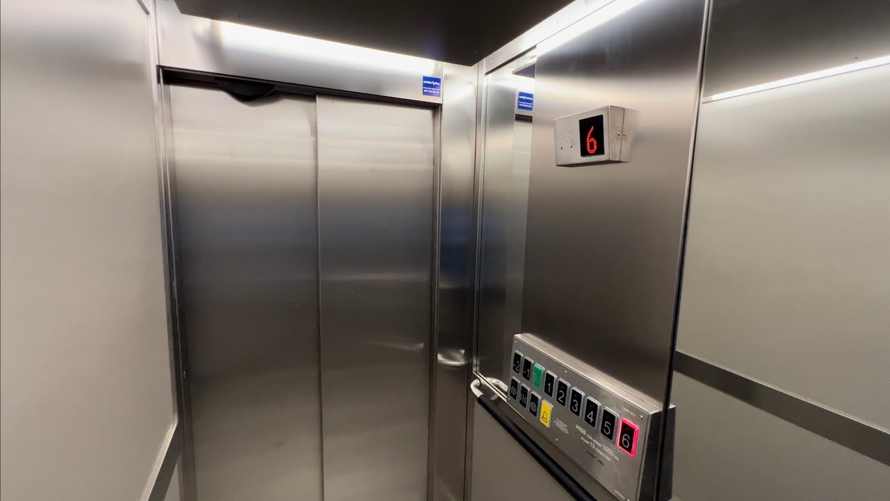 NEW INTERIOR!!! 1998 KONE (mod.) MRL Traction Elevators ...