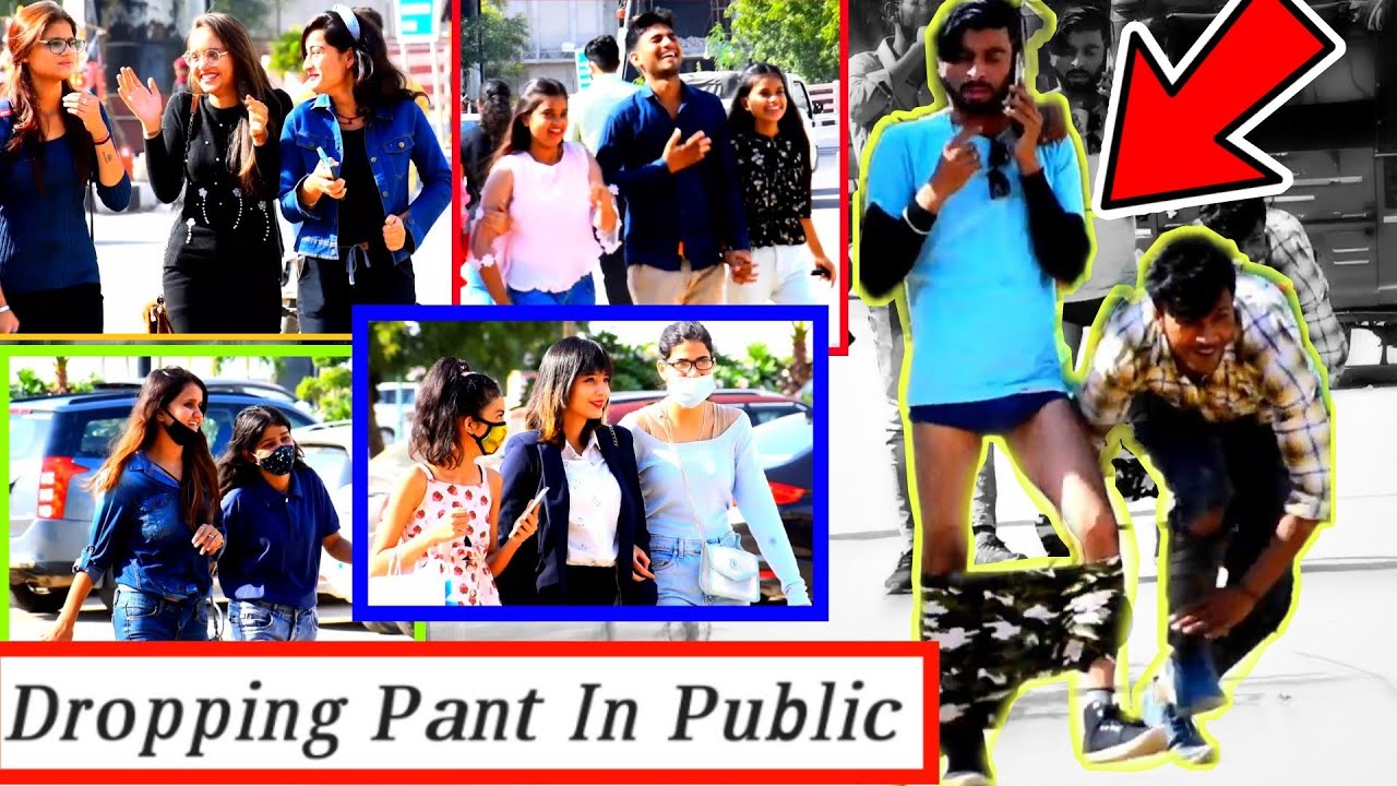 Dropping Pant In Public || Epic Reaction || RJ Prank || - YouTube