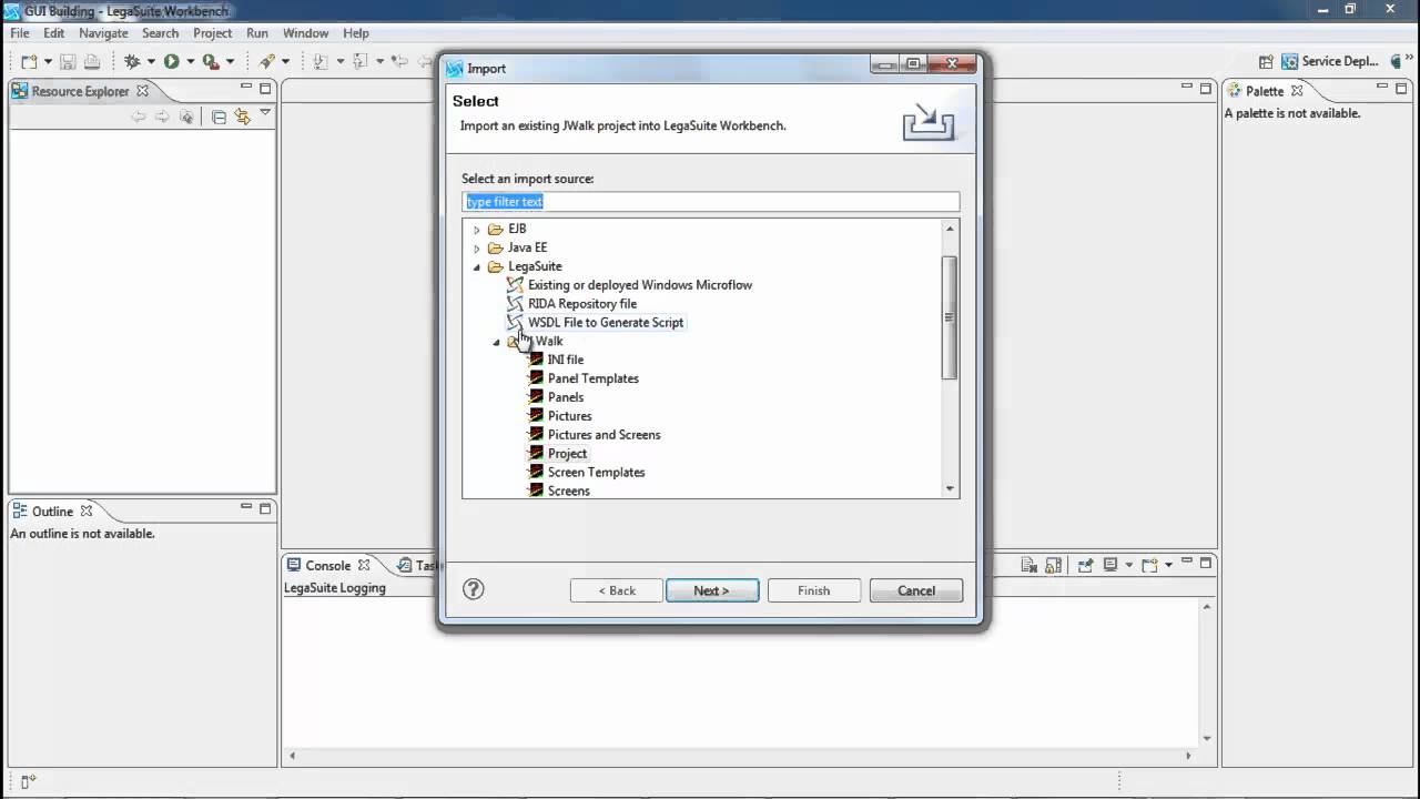Importing GUI projects into the new LegaSuite Workbench - YouTube