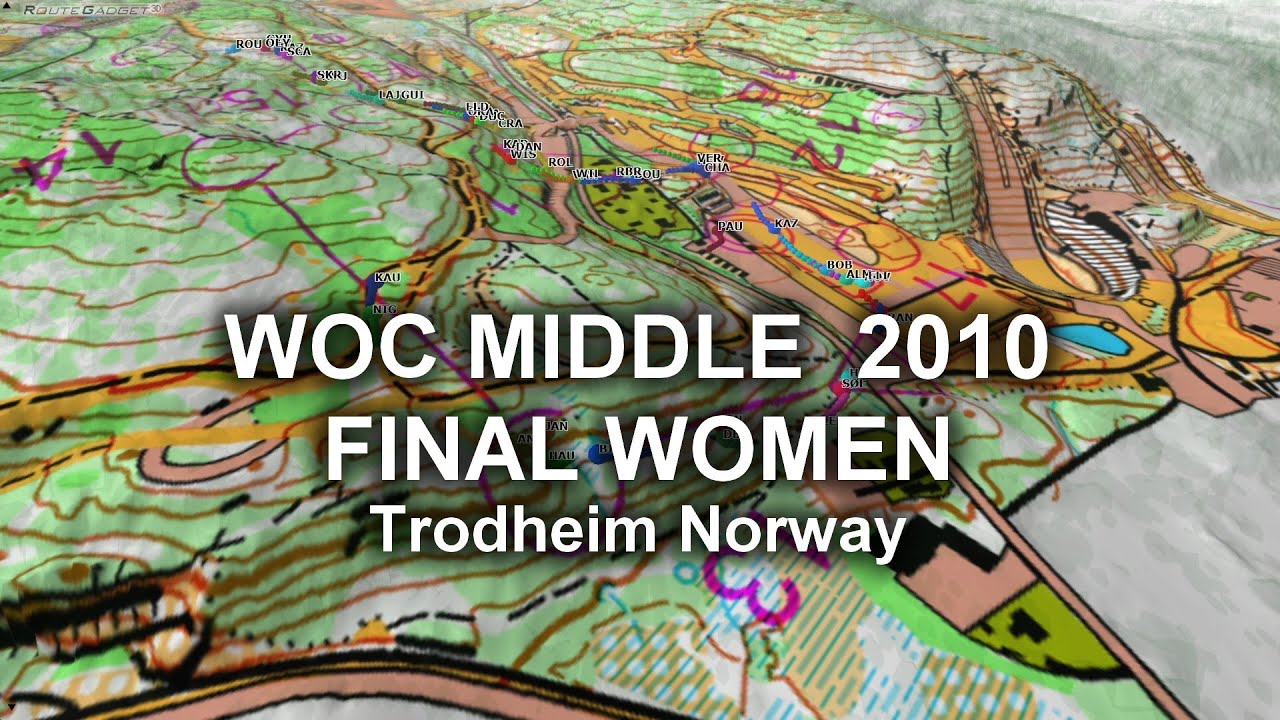 WOC 2010 Middle Final Women - YouTube