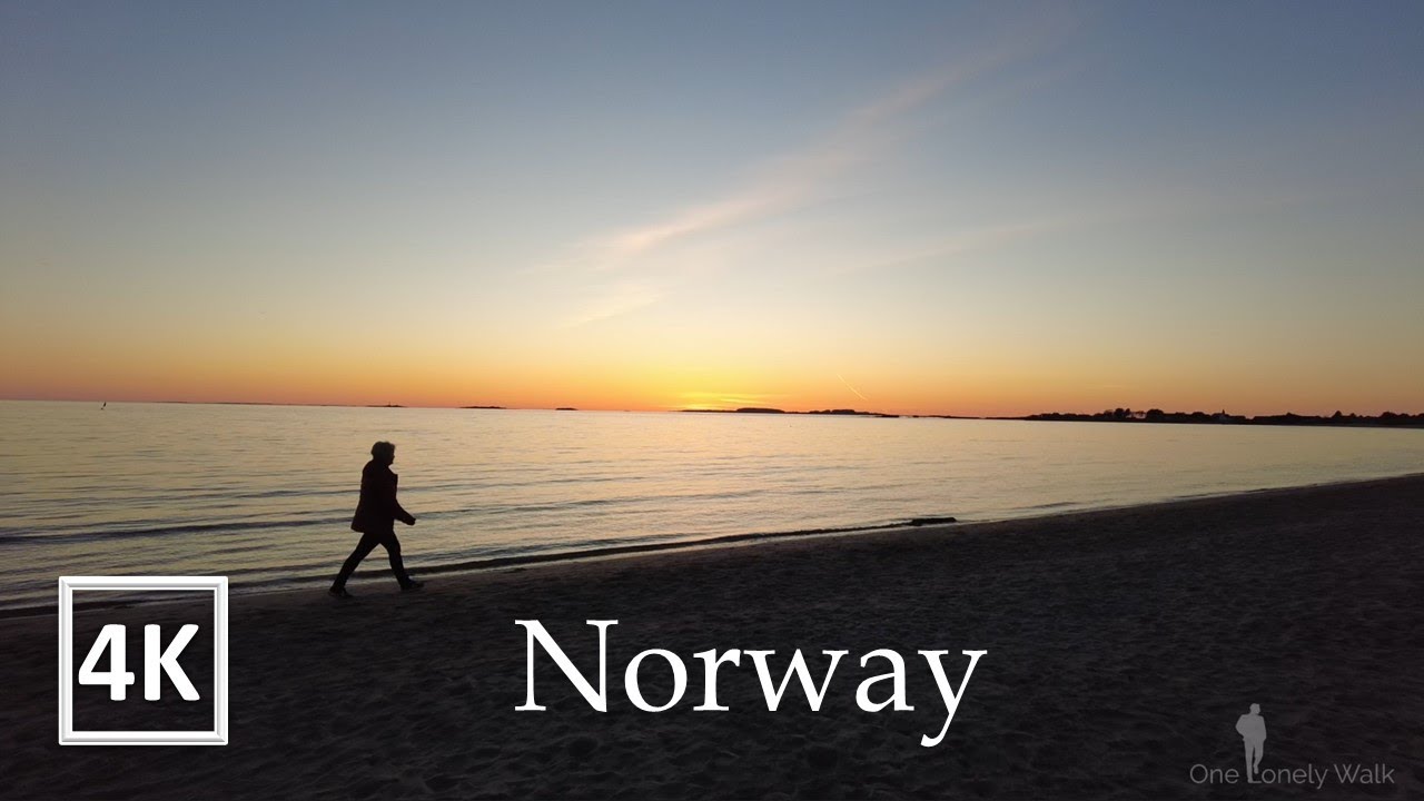 Evening walk at Solastranda, Norway, Sunset, Ocean Sounds for ...