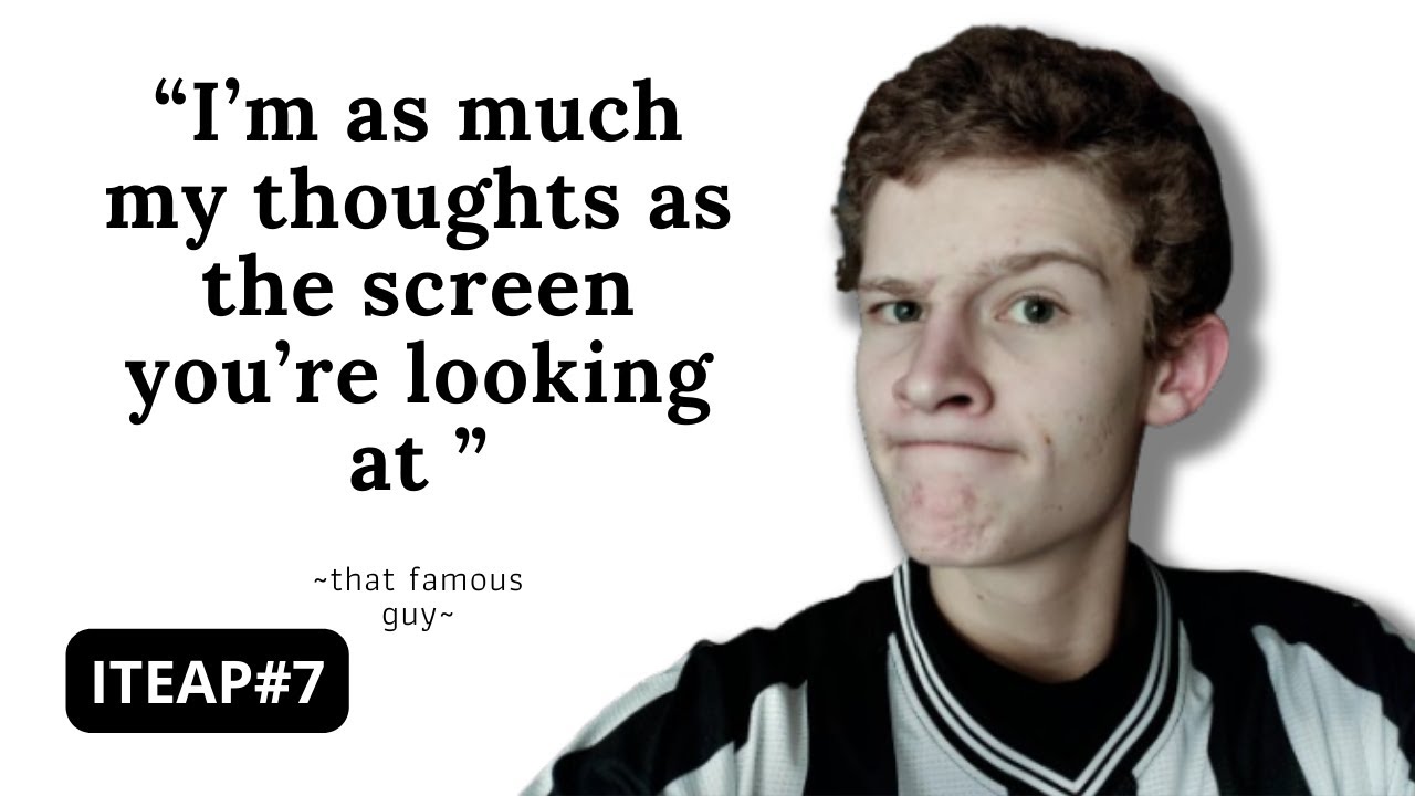 Over Identifiaction and the bad form of letting go - ITEAP#7 - YouTube