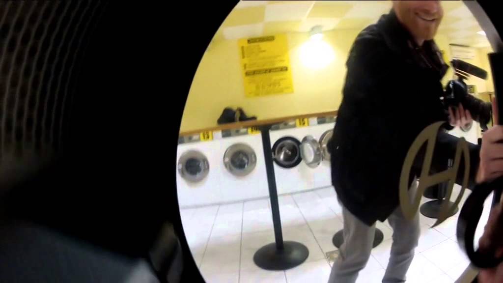 Man gets into washing machine with GoPro- FAIL! - YouTube