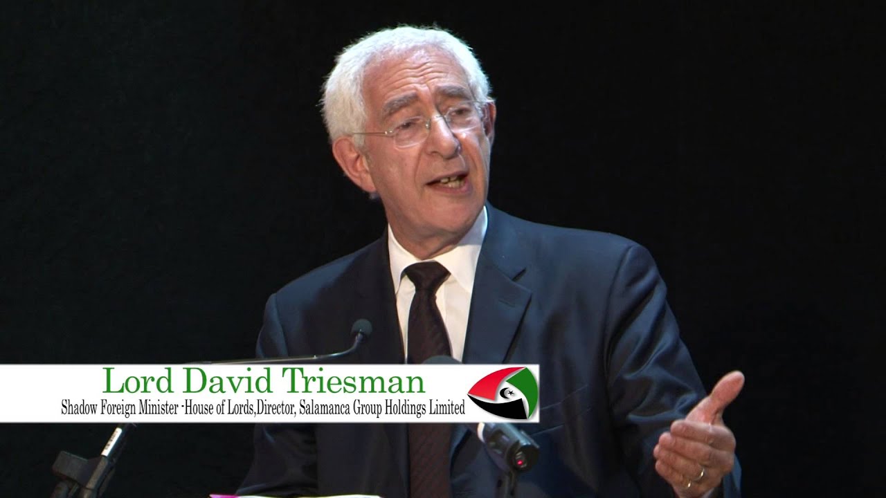 Lord David Triesman at Libya Higher Education Forum 2014 الملحقية ...