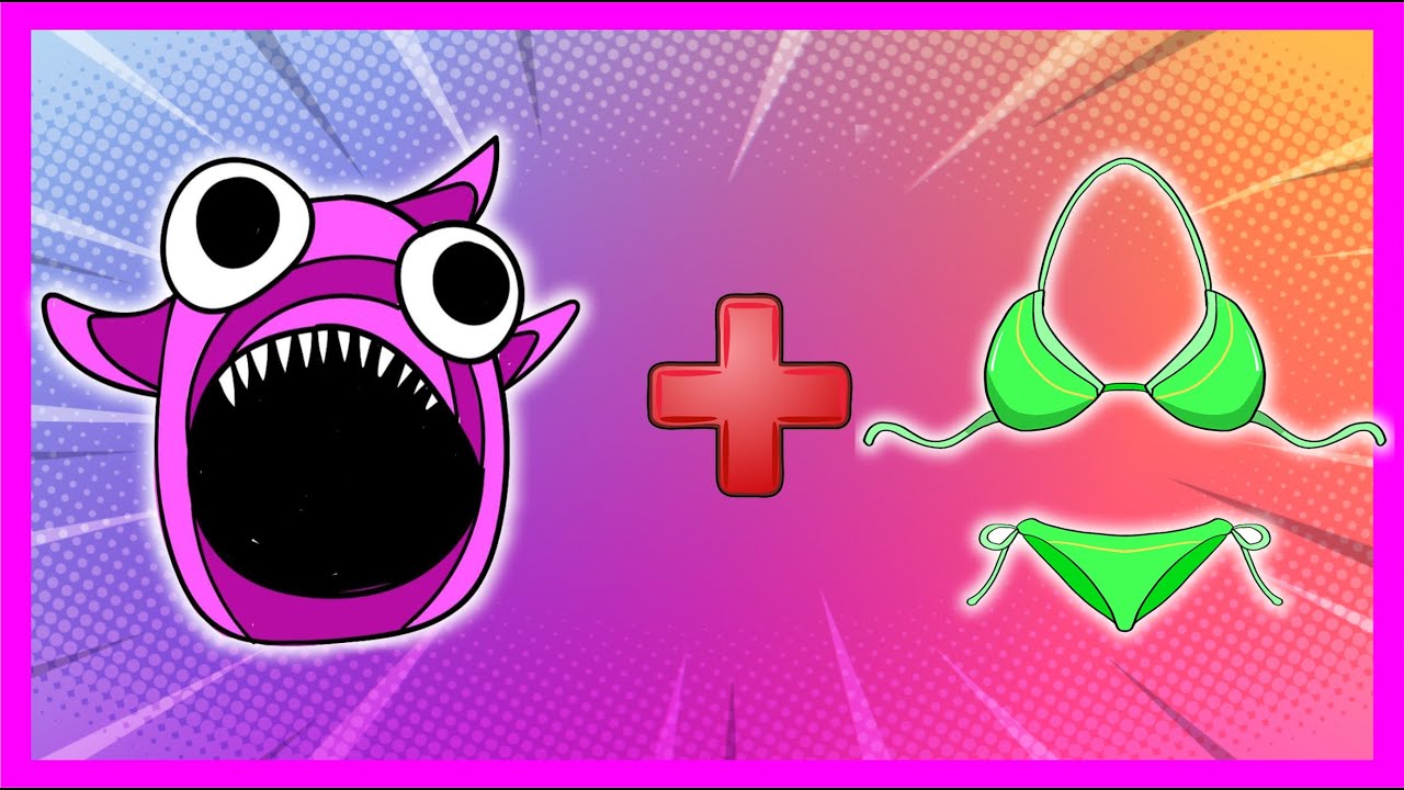 🧡 Pinky Stewie 🧡 + Swimsuit = ??? Garten of BanBan 4 Animation - YouTube